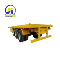 China 40FT Flatbed Container Transport Semi Trailer with Jost 2.0 or 3.5 Inch King Pin for sale