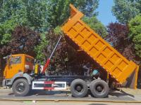 China 10 Wheels 6X4 Beiben Diesel Dump Truck Benz Truck with 400L Aluminum Alloy Fuel Tanker for sale