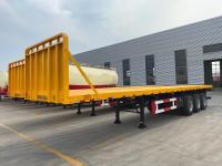 China 3 Axles 40 Feet Flatbed Truck Trailer with After-sales Service and Techinical Support for sale