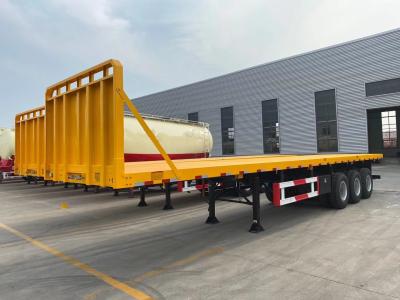China 3 Axles 40 Feet Flatbed Truck Trailer with After-sales Service and Techinical Support for sale