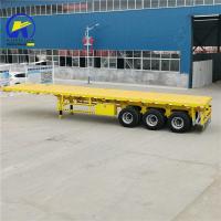China 50T Load Capacity Customization 3/4 Axles 45FT Flatbed Semi Trailer 53FT Trailer Container for sale
