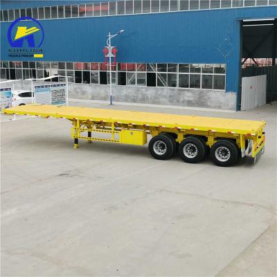 China 50T Load Capacity Customization 3/4 Axles 45FT Flatbed Semi Trailer 53FT Trailer Container for sale