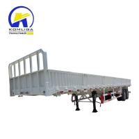 China Tri-Axle 40 50 60 Tons 600mm Side Wall Semi Trailer Not Self-dumping 12.00r20 Tires for sale