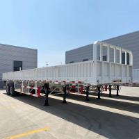 China Small 40ton Payload Side Wall Mini Cargo Trailer with 13t/16t Axle and Container Lock for sale