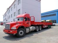 China Tri-Axle 600mm 800mm Side Wall Trailer with Tare Weight Approx. 6.7 T Steel Structure for sale