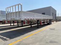 China 3 Axle 40FT Container Side Wall Semi Trailer and with Cross Arm Type Suspension System for sale