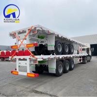China 3 Axles 40FT Container Truck Chassis for Semi-Trailer LED Light Included for sale