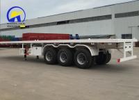 China 50T Load Capacity Semi Flatbed Trailer Container Trailer for Your Transportation Needs for sale
