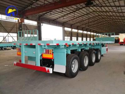 China 60ton 4axles Semi Trailer Container Trailer for Africa Tare Weight Approx. 6.2 T for sale
