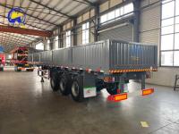 China 40-80ton 3 Axles Tri-Axles Side Wall Cargo Semi Trailer Heavy Duty 12 Tires Included for sale