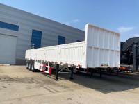 China Suspension Mechanical Suspension Heavy Duty Steel Semi Trailer for Transporting Goods for sale