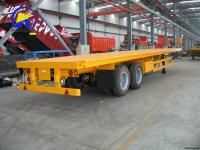 China 20ton 30ton 2 Axles Used Truck Semi Trailer with Mechanical Suspension Best Choice for sale