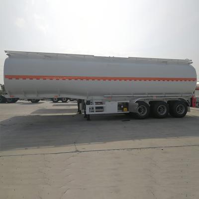 China 3 Axles 45000 Liters Fuel Tank Trailer with 50T Load Capacity and 12r22.5 Tires for sale