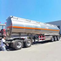 China 3 Axle 4 Axle Stainless Steel 50000 Liters Oil Fuel Tanker Trailer with 12 Tire Number for sale