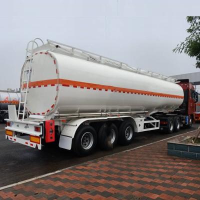 China Used Fuel Tanker Trailers Flatbed with King Pin Jost 2