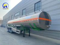 China 40000 42000 45000 Liters 40 45cbm Diesel Aluminum Carbon Steel Fuel Tanker Semi Trailer for sale