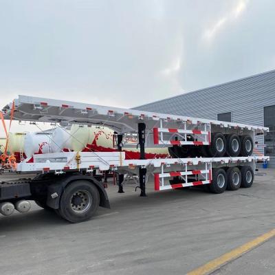 China ABS Optional Flatbed/Trailer Container Trailer for Russia Uzbekistan Kazakhstan and Tajikistan for sale
