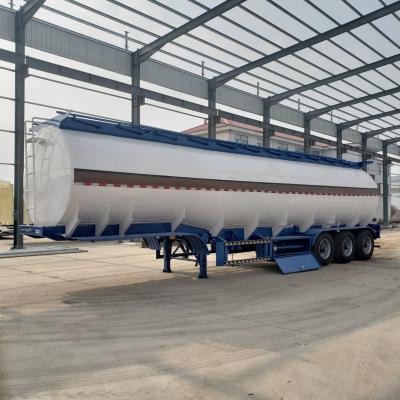 China 45cbm 42cbm Mechanical Suspension Petro Fuel Petroleum Tankers Trailer 11500x2500x3900mm for sale