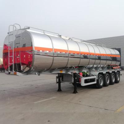 China 3 Axles 4 Axle 40 50 60tons Fuel Tanker Semi-Trailer and Customizable Transportation for sale