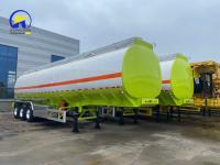 China Self-dumping 3 Axle Aluminum Stainless Carbon Steel Fuel Oil Tanker Trailer Tanker Truck for sale