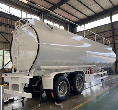 China 7000-8000mm Wheel Base Fuel Tanker Semi Trailer with Techinical Spare Parts Support for sale