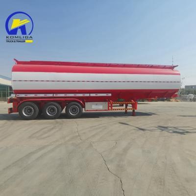 China Aluminum Walkway 3 Axles 40000L/42000L/45000L/48000L/50000L Tanker Trailer for Fuel/Oil Haulage for sale