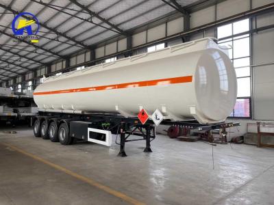 China Directly Sell 3 Axles Oil Tank Feul Tanker Trailer with 1820mm Tread for sale