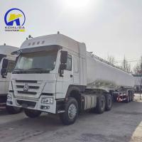 China 3 Axle 42cbm Feul Tank Semi Tailer Oil Container Semi Trailer with Techinical Support for sale