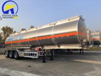 China Semi-Trailer Aluminum Feul Tank Trailer 45000liters 5000liters 2axle 3axle 4 Axle for sale