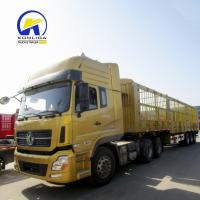 China 13000x2500x3900mm Tri-Axle Enclosed Cargo Trailer with Side Wall and GCC Certification for sale