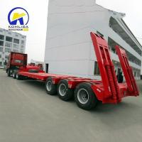 China 2 Pieces Spare Tire Carrier Lowboy Trailer Trucks Lowbed Trailers within Your Budget for sale