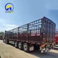 China 13000x2500x3900mm 2 Axles 3 Axle Top Open Box Cargo Trailer for After-sales Service for sale