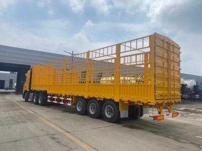 China Twist Locks Equipped 60-80 Tons Stake Animal Transport Fence Semi Trailer for Transport for sale