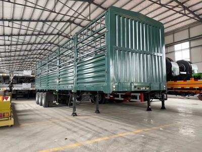 China 6X4 Fence Semi Trailer with 1820mm Tread and Jost 2.0 or 3.5 Inch King Pin for sale