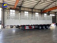 China 3 Axles 4 Axles Semi Trailer Fence Trailer with and Techinical Spare Parts Support for sale