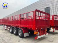 China 3 Axles Cargo Fence Semi Trailer Performance with Tool Box One Piece 1m *0.5m*0.5m for sale