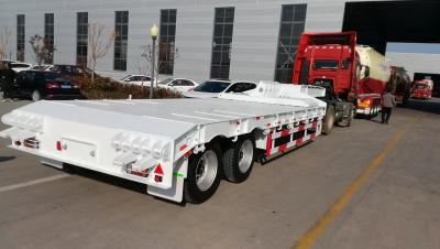 China Lowbed Trailer Dimensions Goose Neck for 2-5 Axles 3axles 4 Axles Not Self-dumping for sale