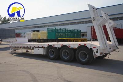 China T30/30 Brake Air Chamber 3 Axles 60T Excavator Transport Lowboy Lowbed Semi Trailer for sale
