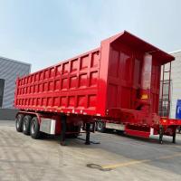 China High Capacity 40ton Side Dump Trailer with Hydraulic Rear Tipper and 3 Axles 4 Axles for sale