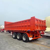 China Full Set of Hyva Hydraulic Lifting C Tipper Semi Farm Tractor Hydraulic Dump Trailer for sale