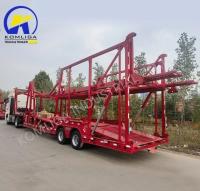 China Grade Heavy Duty Car Carrier Vehicle Transport Double Deck Semi Trailer to Kyrgyzstan for sale