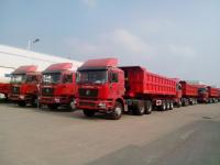 China Gravel Function 35 40 45 50 M3 3 Axle 4 Axle Tractor Dump Trailer Parts 1820mm Tread for sale