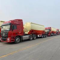 China 12 Tire 35 40 45 Cubic Meter Dry Power Bulk Cement Trailer for Your Requirement for sale