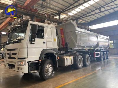 China 3/4 Axles Rear Dump Semi Trailer 30/40/45/50cubic Meter within Mechanical Suspension for sale