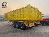 China 3 Axle 4axle Hydraulic Tipper Dump Trailer with King Pin Jost 2.0 0r 3.5 Inch and Hot for sale