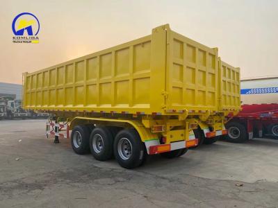 China 3 Axle 4axle Hydraulic Tipper Dump Trailer with King Pin Jost 2.0 0r 3.5 Inch and Hot for sale