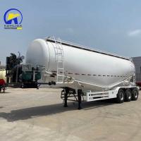 China Self-dumping 3 Axles 50t Dry Bulk Cement Trailer Truck with 13/16t Axle for sale