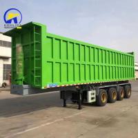 China 3/4 Axle Tipper Rear Dump Semi Trailer with Heavy Duty Grade and GCC Certification for sale