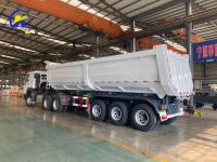 China Stone Function 3 Axles 4 Axles Tipper Semi Trailer for Transportation Tire Number 12 for sale