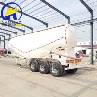 China Bulk Cement Tanker Semi Trailer with Standard Safety Guard and 1820mm Tread to Russia for sale